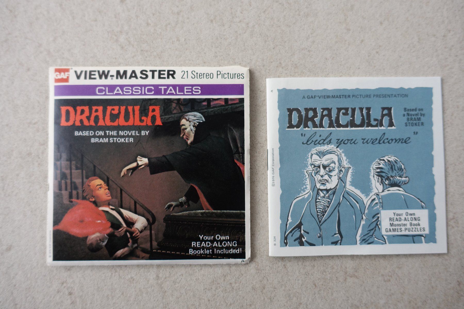 3 disques View-Master "Dracula" avec livret illustré (D'occasion) à ...