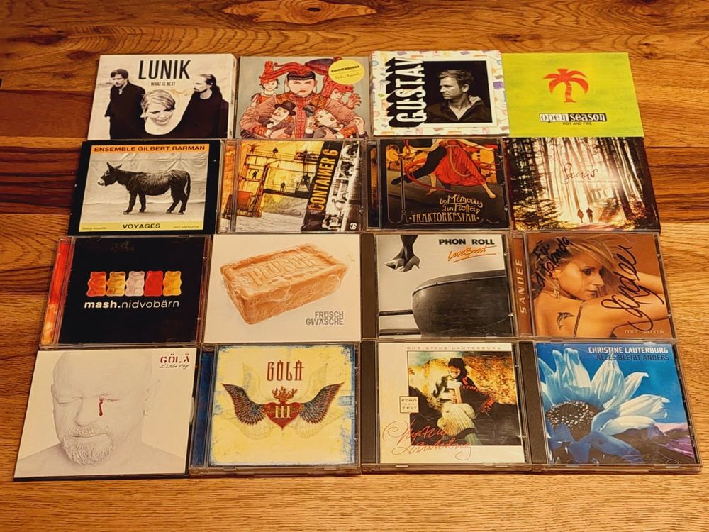 CD Sammlung mit viel CH Sound - total mehr als 70 CDs (Gebraucht) in ...