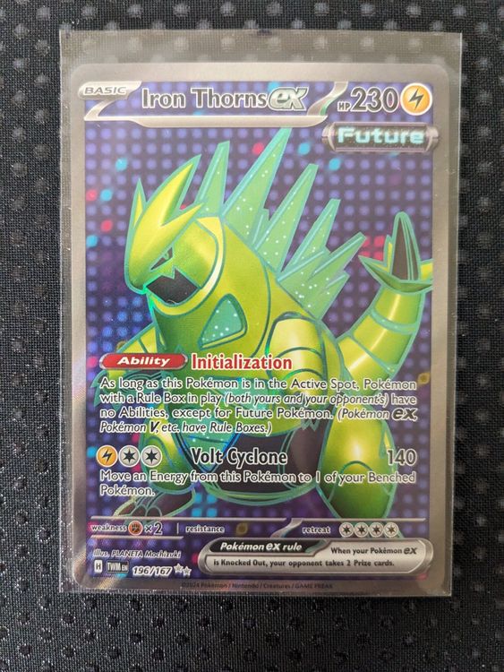Pokémon Twilight Masquerade - Iron Thorns EX 196/167 ( EN ) | Kaufen ...
