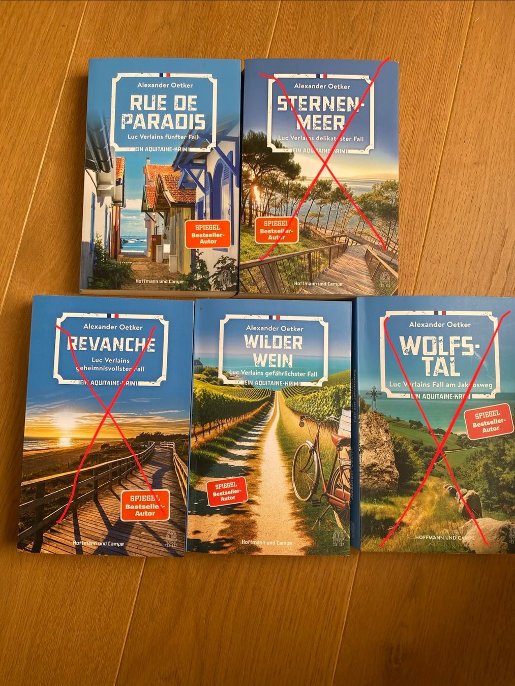 Alexander Oetker: Luc Verlain Krimis, 6 Bände, Top! (Gebraucht) in ...