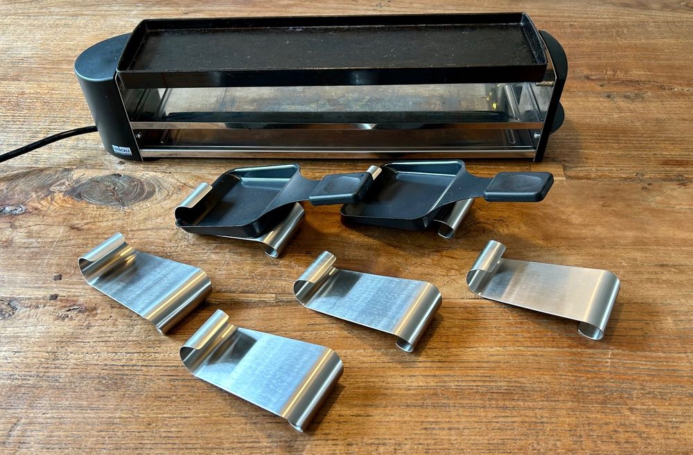 Raclette-Pfännchenhalter Edelstahl 6Stk (Gebraucht) in Basel für CHF 10 ...