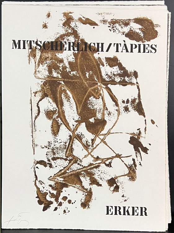 Antoni Tapies und Alexander Mitscherlich. 1974 - 1976 (Gebraucht) in ...