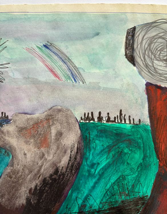 ORIGINAL H.R. BOSSERT ZEICHNUNG 21x29 🧲 1974 🧲 SCHWEIZ 🧲 (Gebraucht) in ...