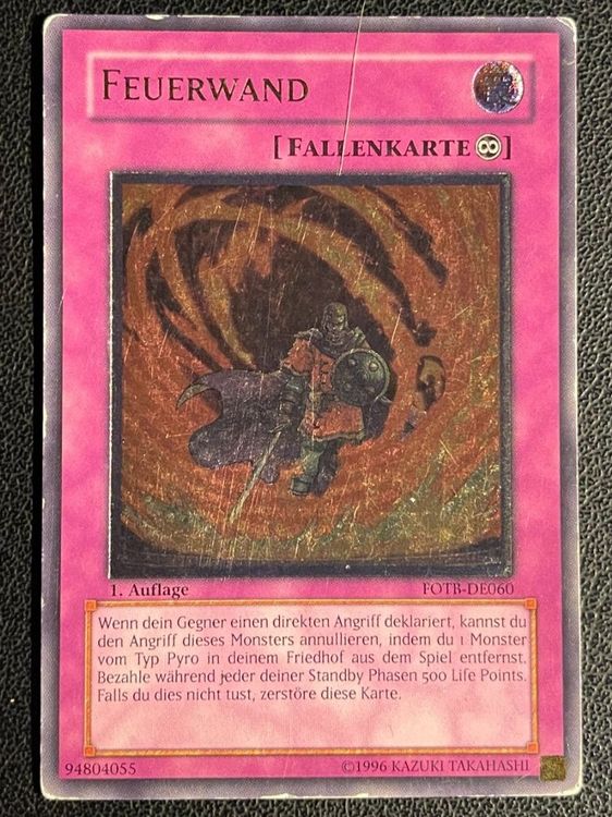 FOTB-DE060 FEUERWAND Ultimate Rare 1st. Edition ab 1 | Kaufen auf Ricardo