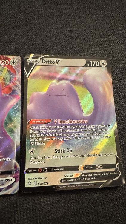 Pokemon Karten: Ditto VMAX & Ditto V - Top Zustand! (Neu (gemäss ...
