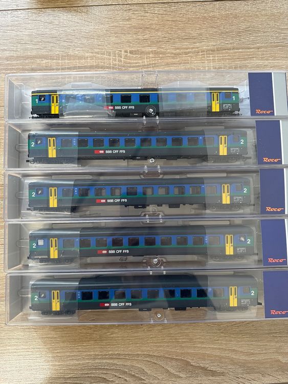 Roco 5-teilig SBB EW II Papagei Pendelzug | Kaufen auf Ricardo