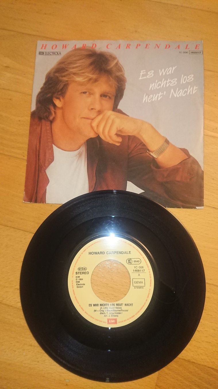 Howard Carpendale - Es war nichts los heut .. - Single 1984 (Gebraucht ...