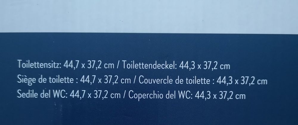 Neuer weisser WC - Sitz mit Absenkautomatik/slow motion (Neu und ...