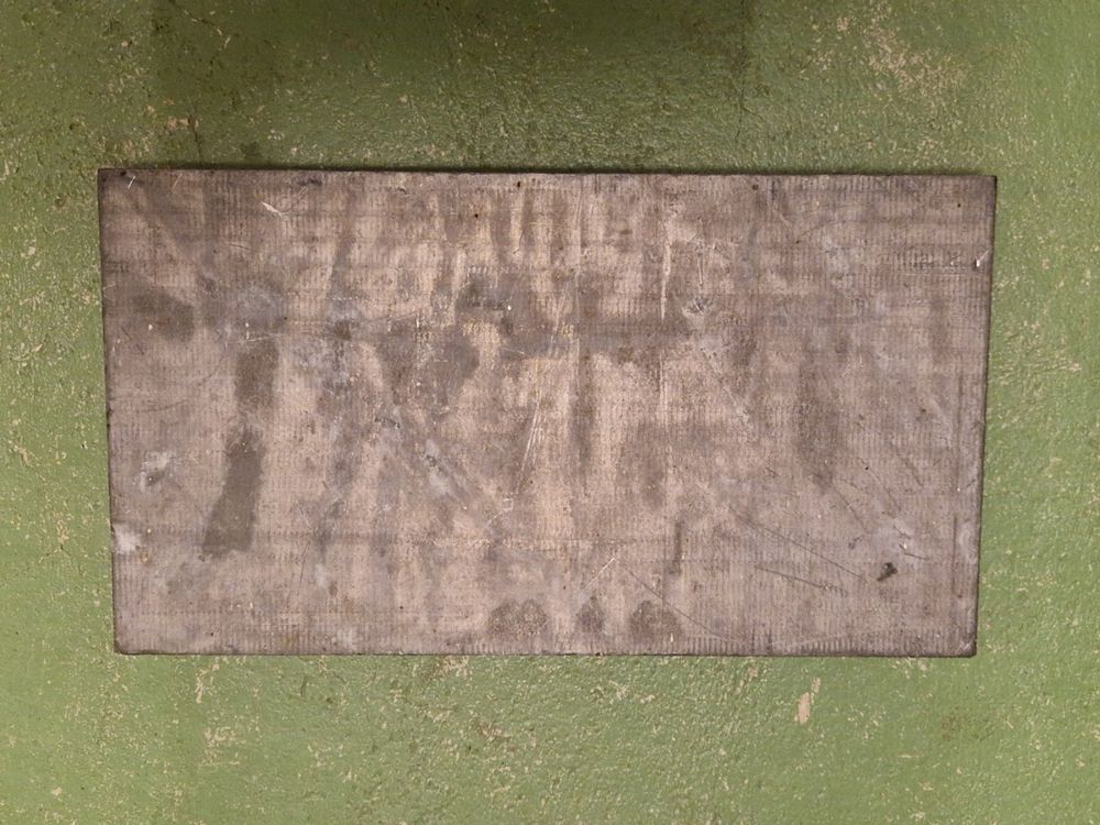 Bleiplatte ca. 8 kg (plus Bleistab ca. 350g) (Neu und originalverpackt ...