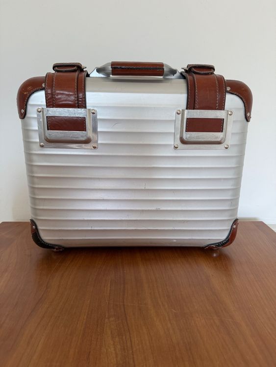 Vintage RIMOWA ASSIMA Koffer mit Lederriemen (Aluminium) (Gebraucht) in ...