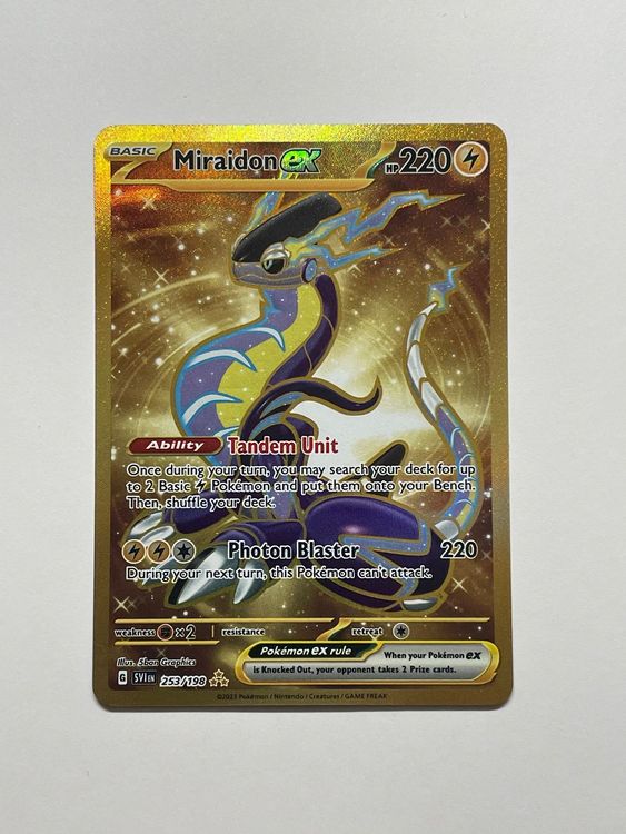 Miraidon EX 253/198 Hyper Rare Pokemon Scarlet & Violet EN | Kaufen auf ...