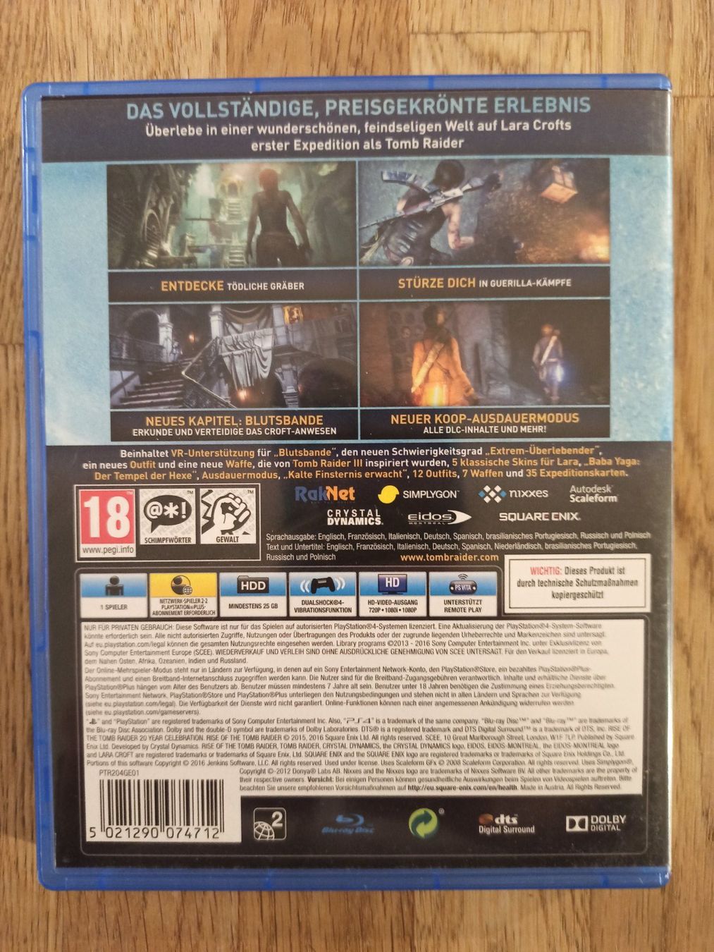 Rise of the Tomb Raider – 20 Jähriges Jubiläum PS4 / PS5 (Gebraucht) in ...