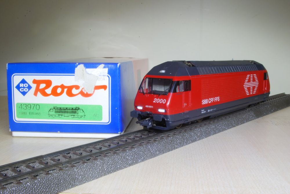 Roco 43980 SBB Re 460 "Lötschberg" ESU MFX V5.0 Digital LED (Neu ...