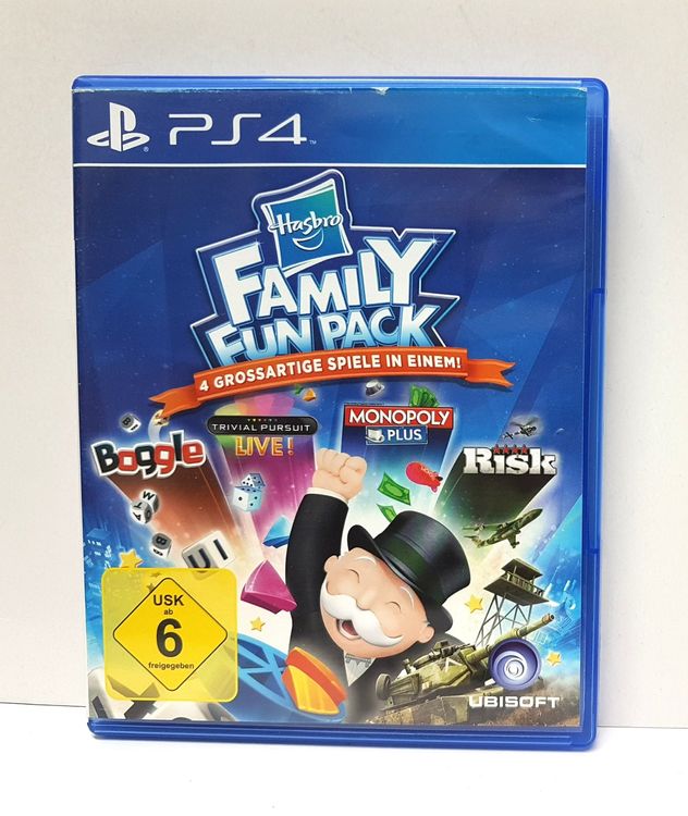 Hasbro Family Fun Pack 4 Grossartige Spiele in einem! PS 4 (Gebraucht ...