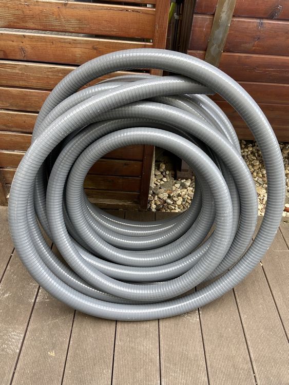PVC Flex Rohr 50mm (Poolverrohrung), 22 Meter / Neuwertig | Acheter sur ...