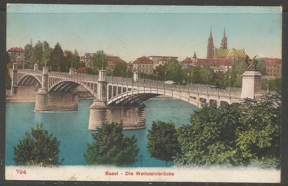 Carte P ( Basel / Die Wettsteinbrücke ) | Kaufen auf Ricardo
