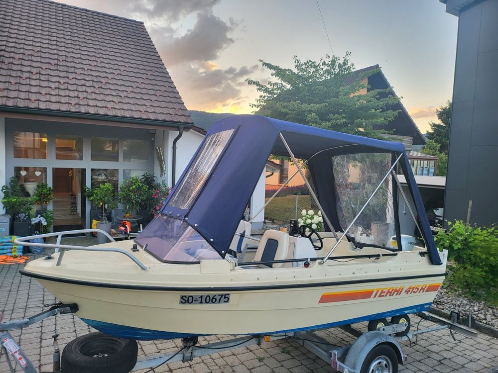 Fischer Boot 8PS frisch ab MFK und Service ab 1.- (Gebraucht) in Gunzgen für CHF 2803 – nur ...