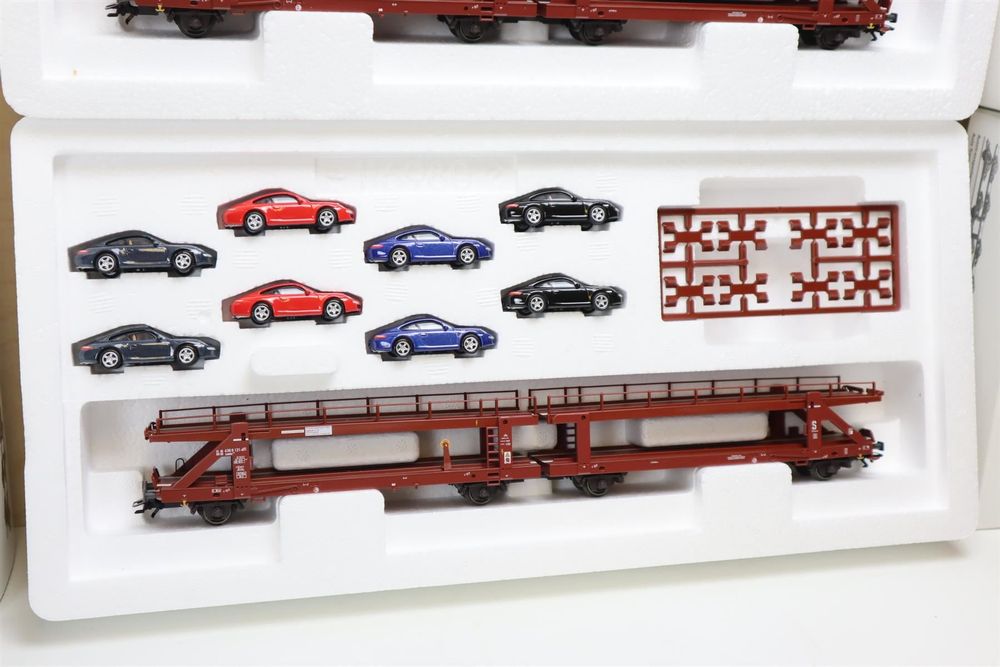Märklin PORSCHE Autowagen Set 47125 - Rarität - NP: 270.- (Gebraucht ...