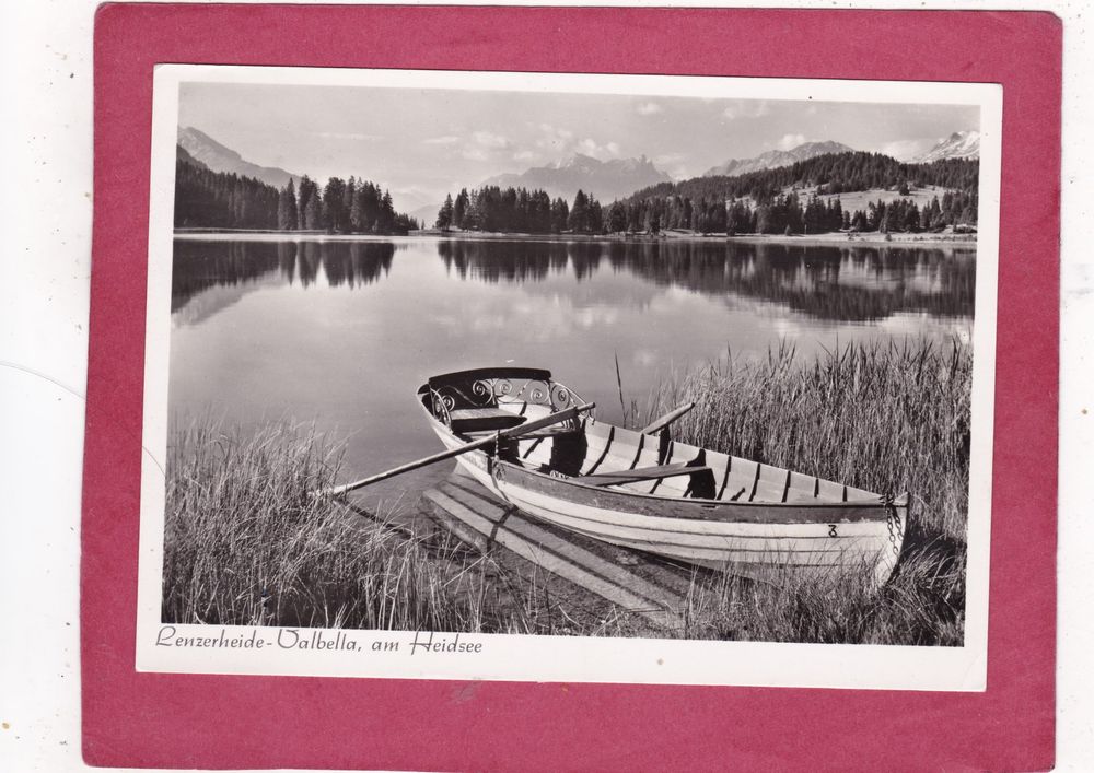 Lenzerheide Valbella am Heidsee Ruderboot 1952 (Gebraucht) in Herisau für CHF 2 – mit Lieferung ...