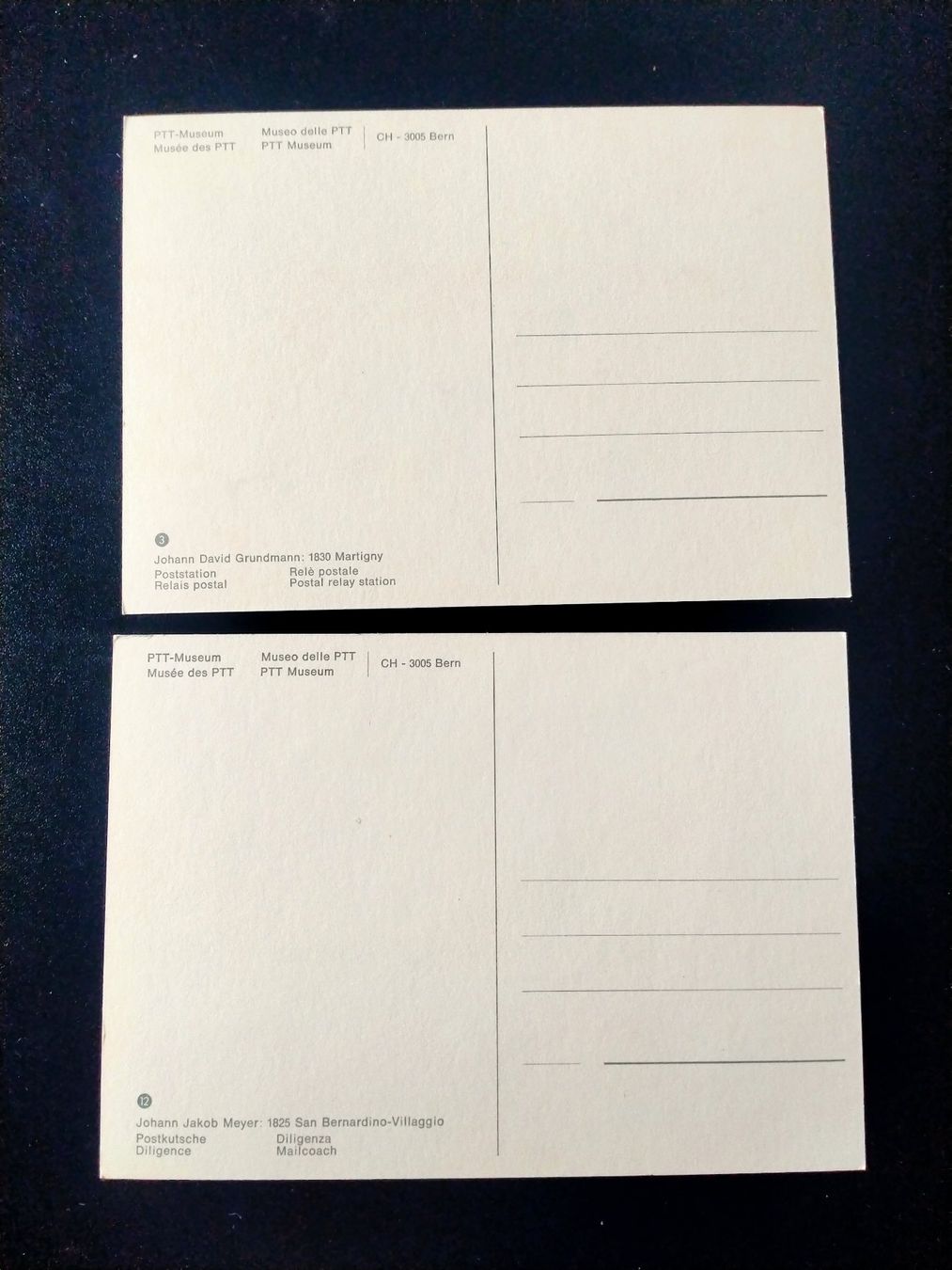 2 AKs PTT-Museum Postation + Postkutsche AK (Gebraucht) in Küssnacht am ...