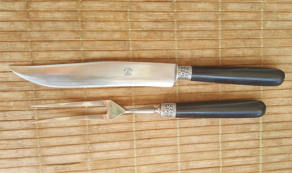 Antikes WENGER TAHARA Tranchier-Set mit altem Logo | Kaufen auf Ricardo