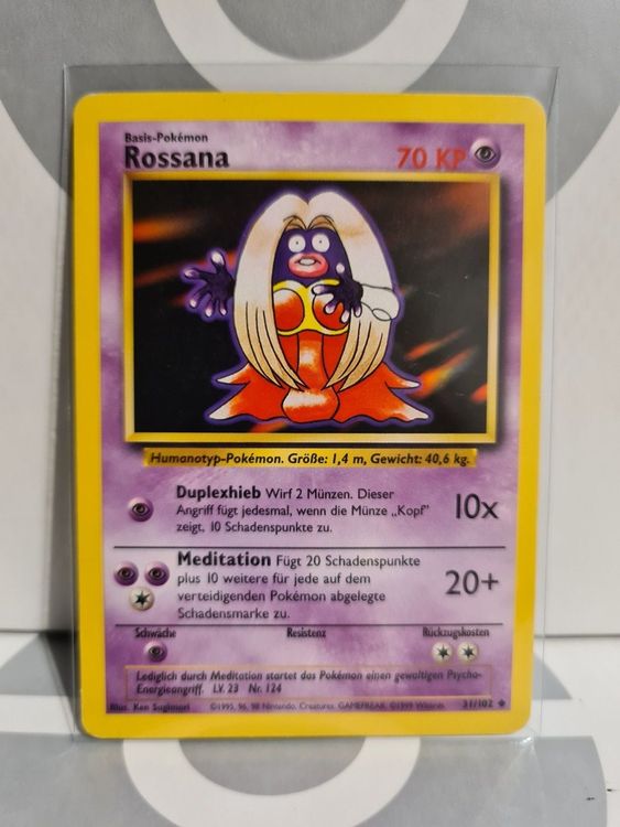 ROSSANA BASE SET POKEMON KARTE 1999 (Gebraucht) in Uerzlikon für CHF 1 ...