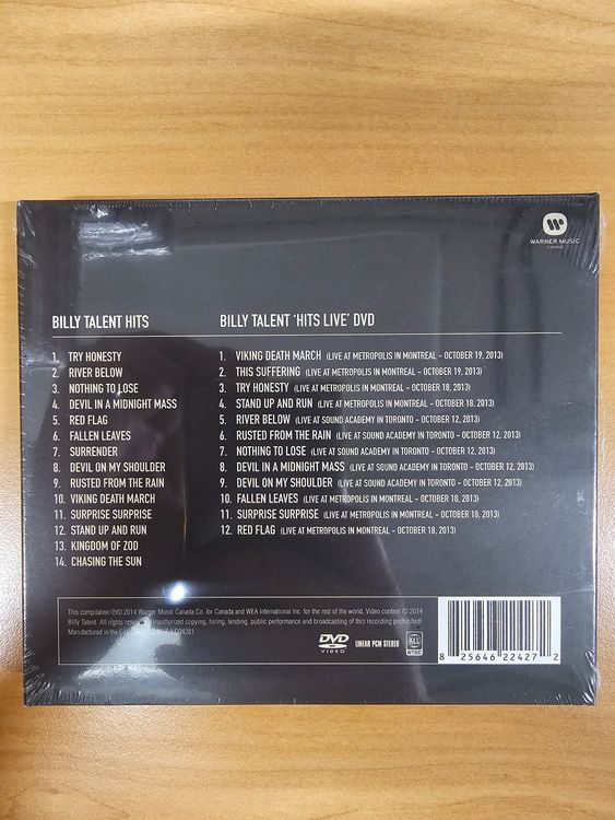 CD & DVD - Billy Talent – Billy Talent - Hits - ORIGINALVERP (Gebraucht ...