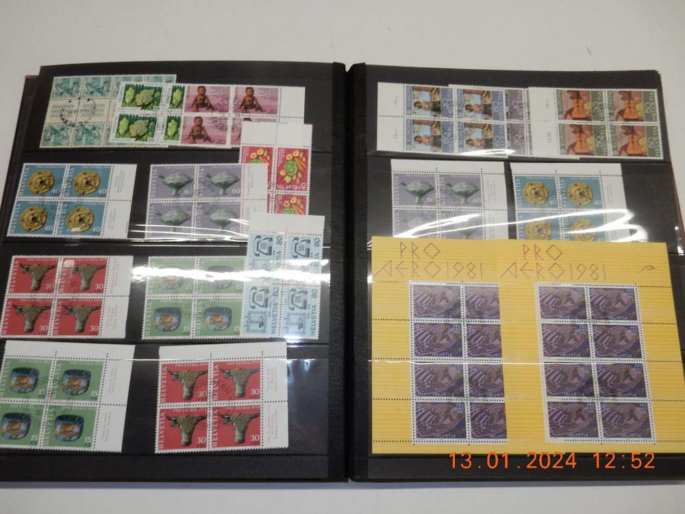 1 Album mit Viererblocks / Blocks / Diverses (Gebraucht) in Steffisburg für CHF 4 – mit ...