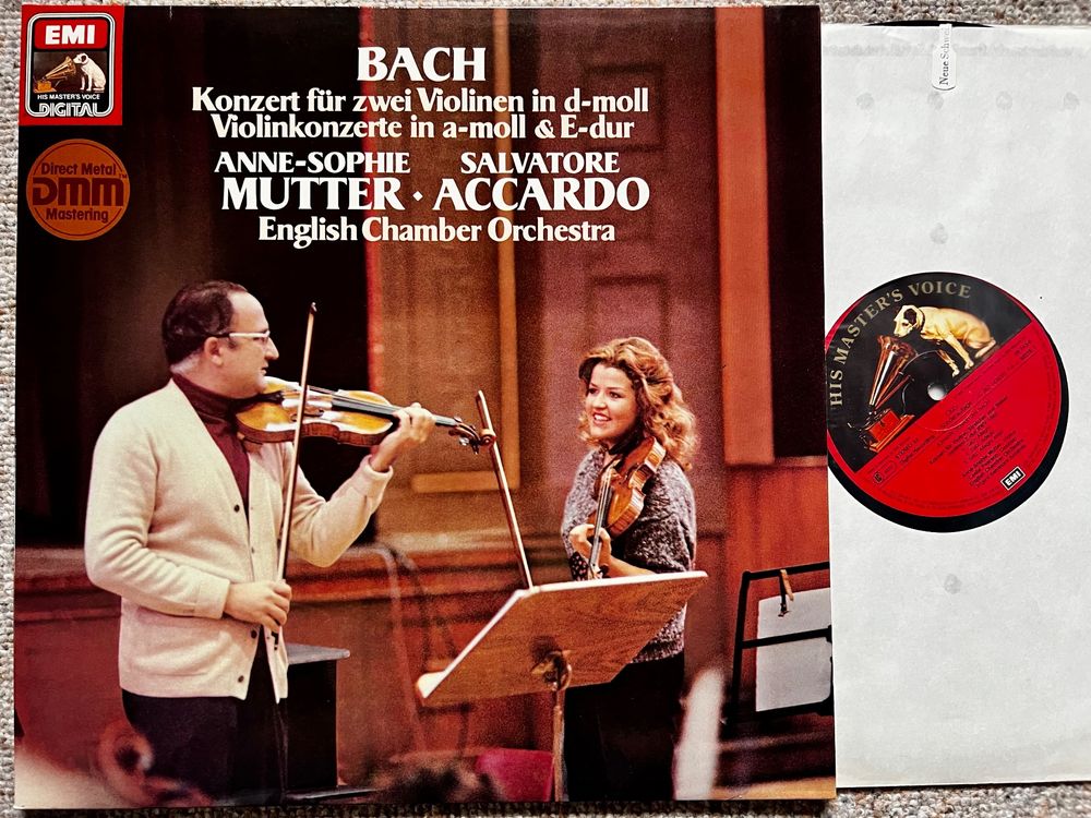 Bach Konzert Für Zwei Violinen Violinkonzerte Mutter Accardo (Neu ...