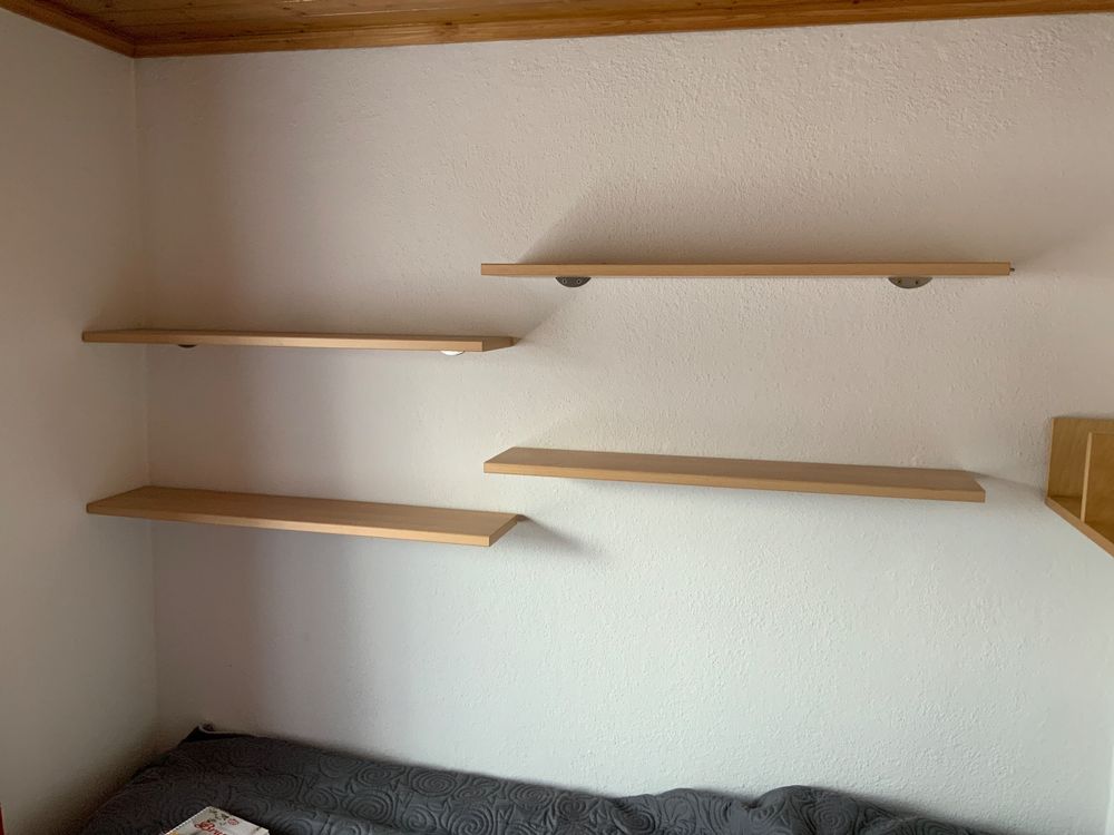 Bücherregal Wandregal Gestell Tablar aus Holz (Gebraucht) in Wängi für ...