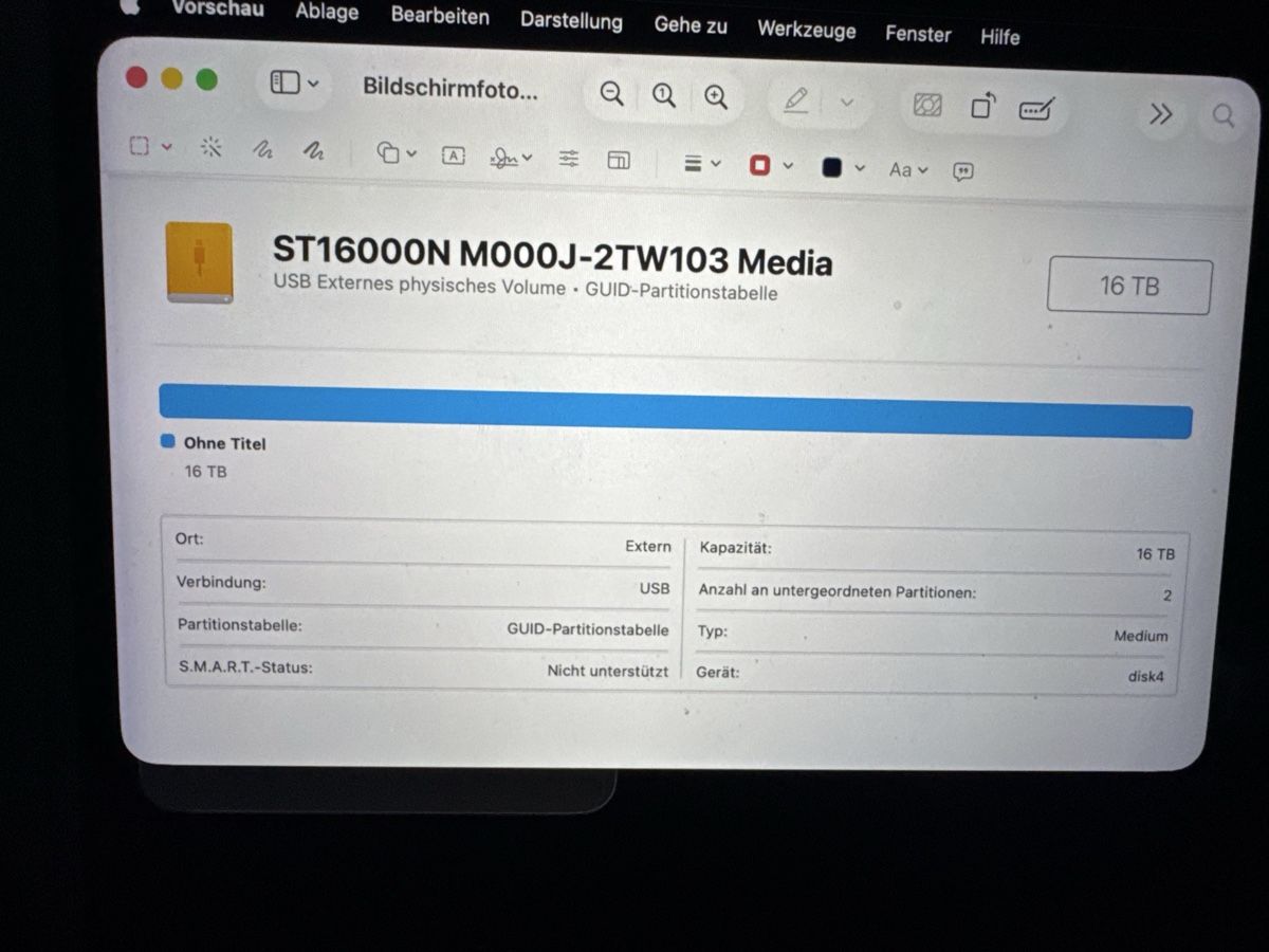 Seagate Exos X18, 16TB HDD, ST16000NM000J, Top Zustand! (Gebraucht) in ...