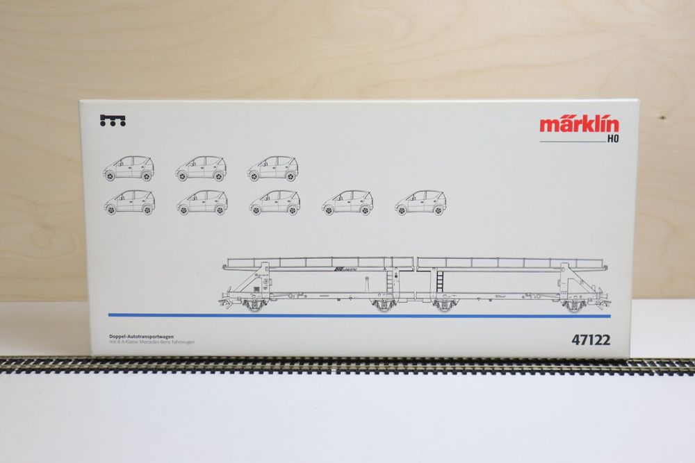 Märklin Doppel-Autotransportwagen Set 47122 - Neupreis 150.- (Gebraucht ...