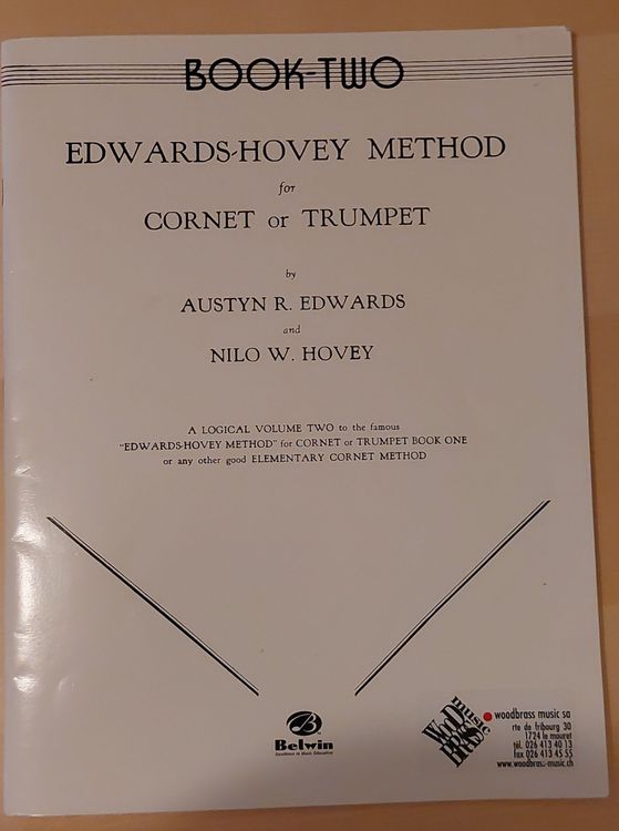 Méthode trompette Edwards-Hovey Vol. 2 (D'occasion) à Fribourg pour CHF ...