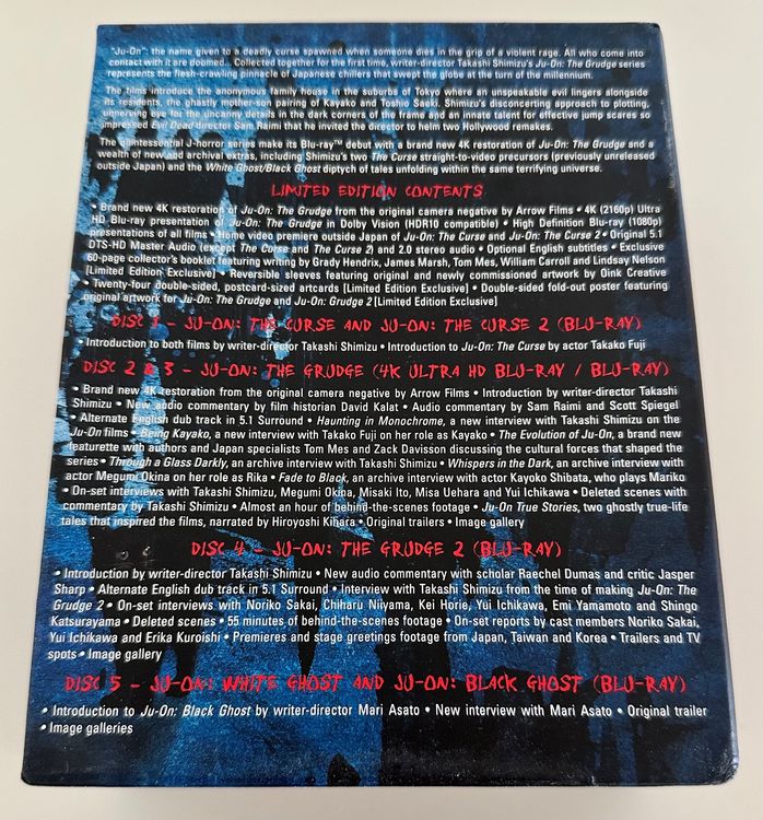 Ju-On: The Grudge Collection - Arrow Video - 4K (Gebraucht) in ...