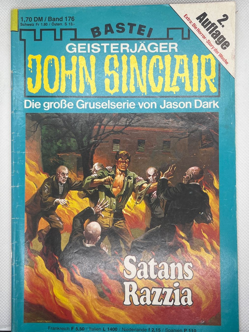 John Sinclair Band 176 - Satans Razzia - 2. Auflage (Gebraucht) in ...