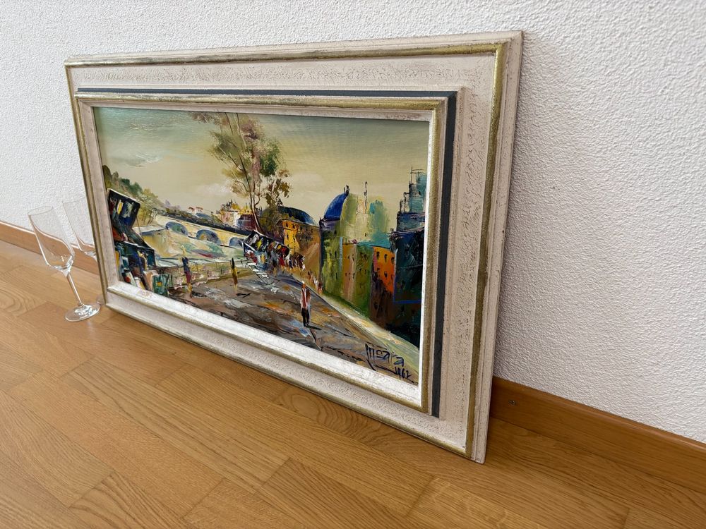 PARIS 1962,un tableau formidable! Strasse 86cmbreitx51cmhoch (Gebraucht ...