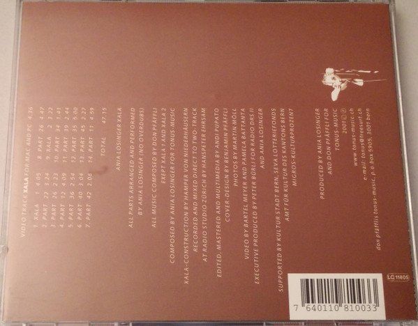 Ania Losinger XALA Don Pfäffli Jazz, Electronic, Abstract CD | Kaufen ...