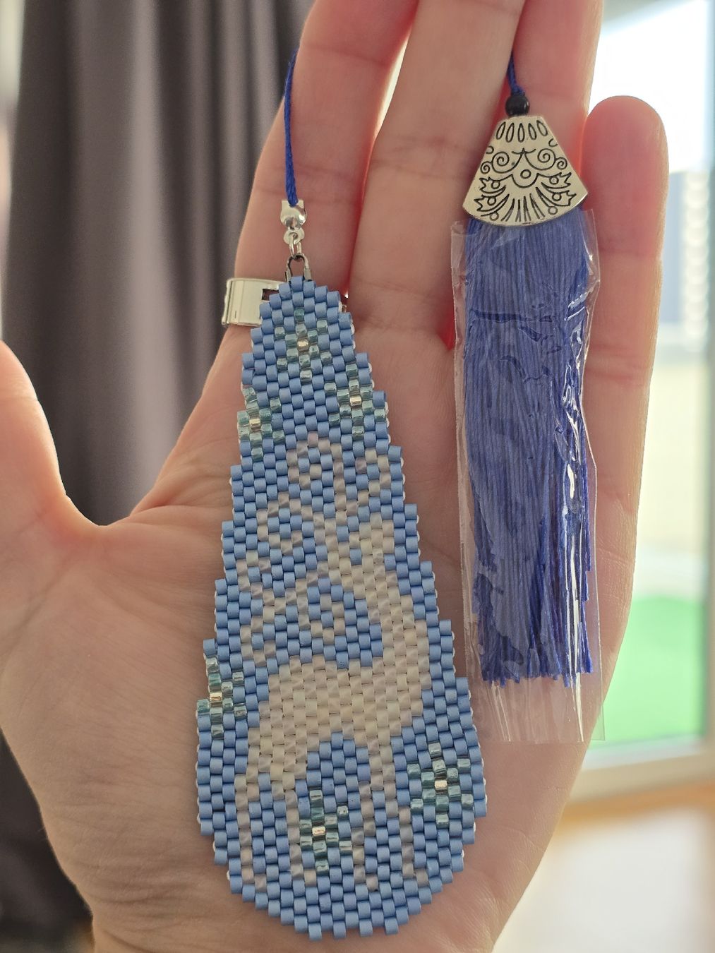 🦌📘 Marque-page en perles Miyuki – Renne de Noël 🎄 🎅 (Neuf avec ...