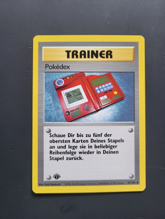 Pokemon Pokedex (NM) 1. Edition Base Set | Kaufen auf Ricardo