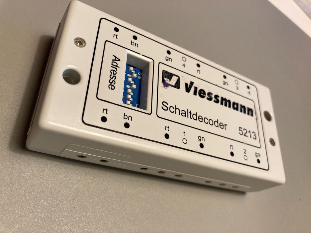 Schaltdecoder Motorola H0, Viessmann Art. Nr. 5213 gebr. ov (Gebraucht) in für CHF 9 – mit ...