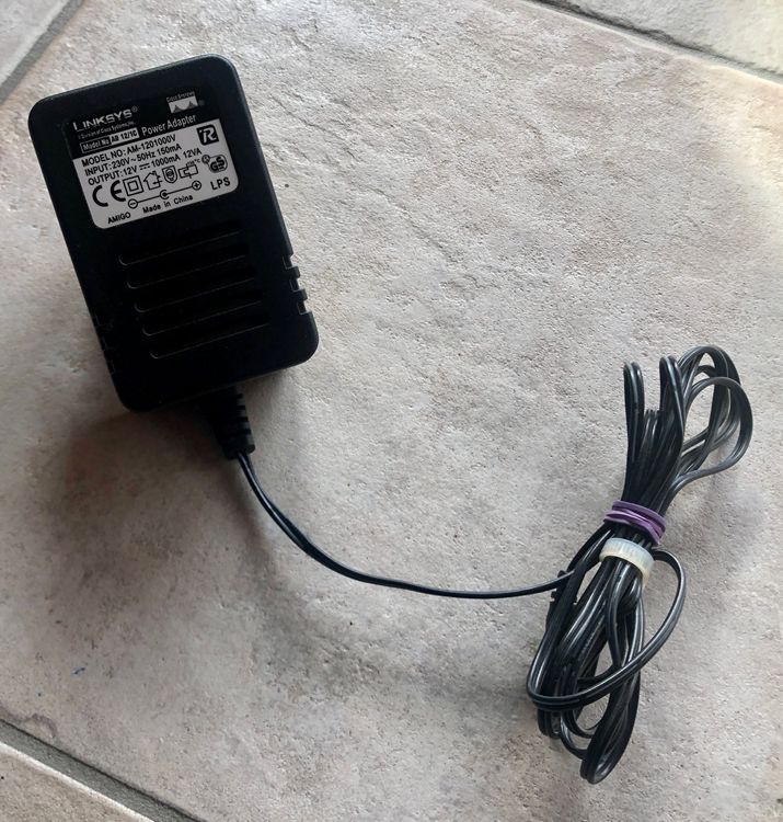 Linksys Router Netzteil, 12V 1000mA, AM-1201000V, Orginal (Gebraucht ...