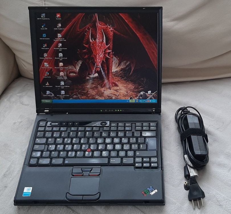 IBM ThinkPad T40, 14 ZOLL Windows XP SP3 & Office 2007 (Gebraucht) in ...
