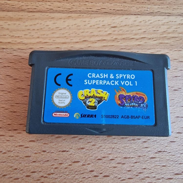 GBA Spiel Crash & Spyro "Superpack Vol 1, Nintendo | Kaufen auf Ricardo