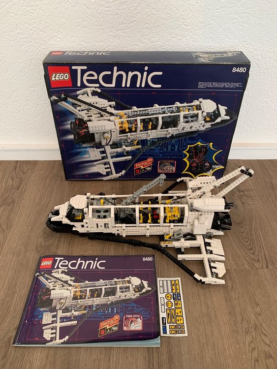 Vintage Lego Technic Space Shuttle 8480 + Box + Anleitung (Gebraucht ...