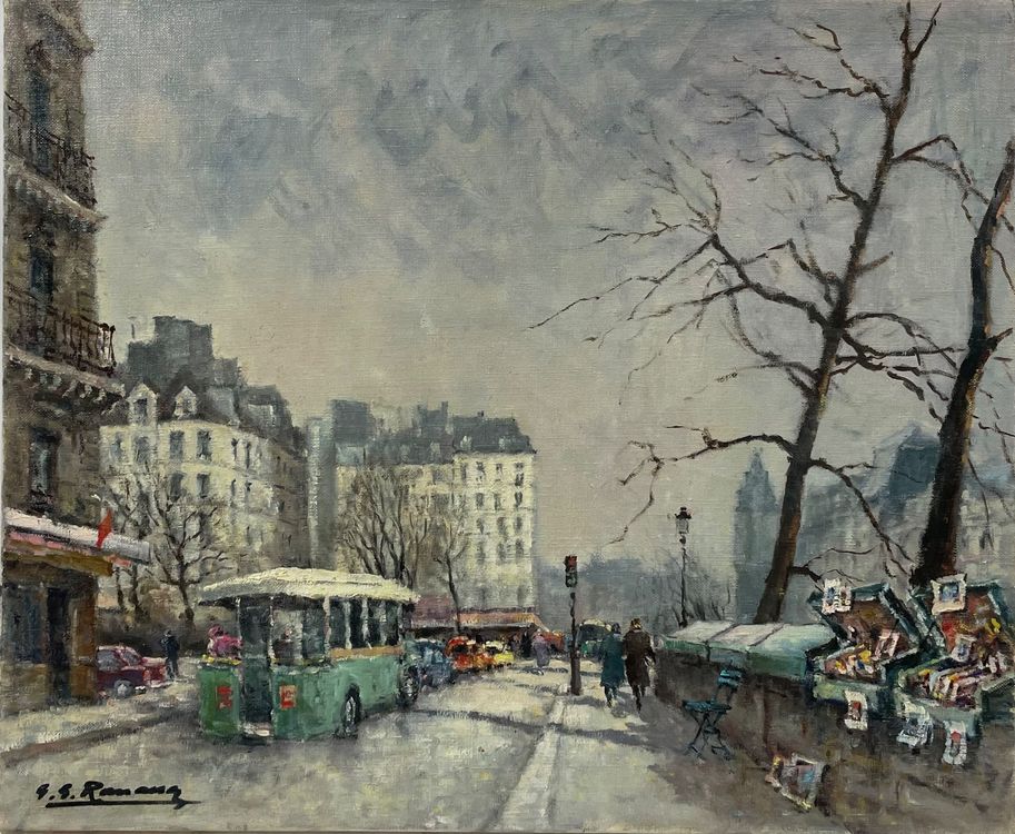 George Romano (XX) Gemälde - Paris (Gebraucht) in Root für CHF 144 ...