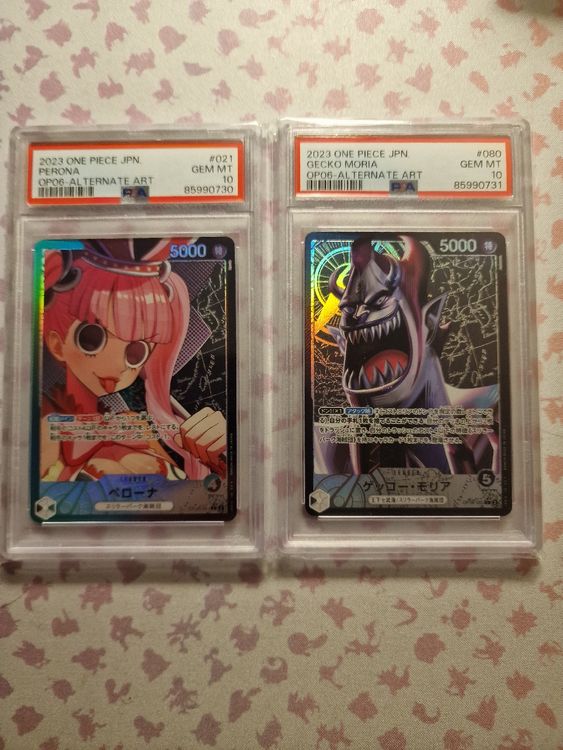 Perona Gecko Moria Leader Alt Art OP06 PSA10 One Piece TCG | Kaufen auf ...