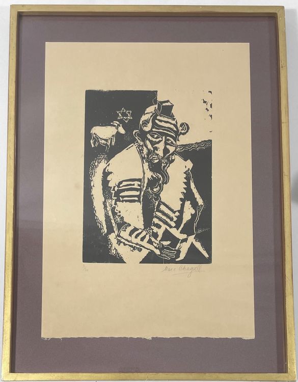 Marc Chagall (1887-1985) Holzschnitt Handsigniert (Gebraucht) in Root für CHF 2459 – mit ...