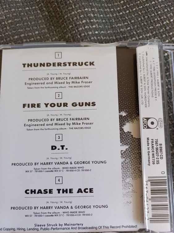 AC/DC Thunderstruck single (Gebraucht) in Bitsch für CHF 5 – mit ...