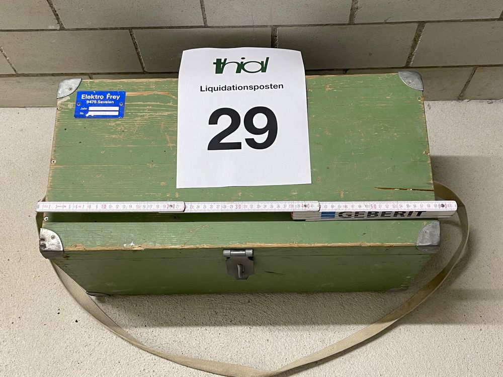 Holz-Werkzeugkiste leer (Los 29) - 8493 Saland (Gebraucht) in ...