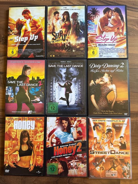 Tanz Filme, Dancing, Honey, step up (Gebraucht) in Benken ZH für CHF 10 ...